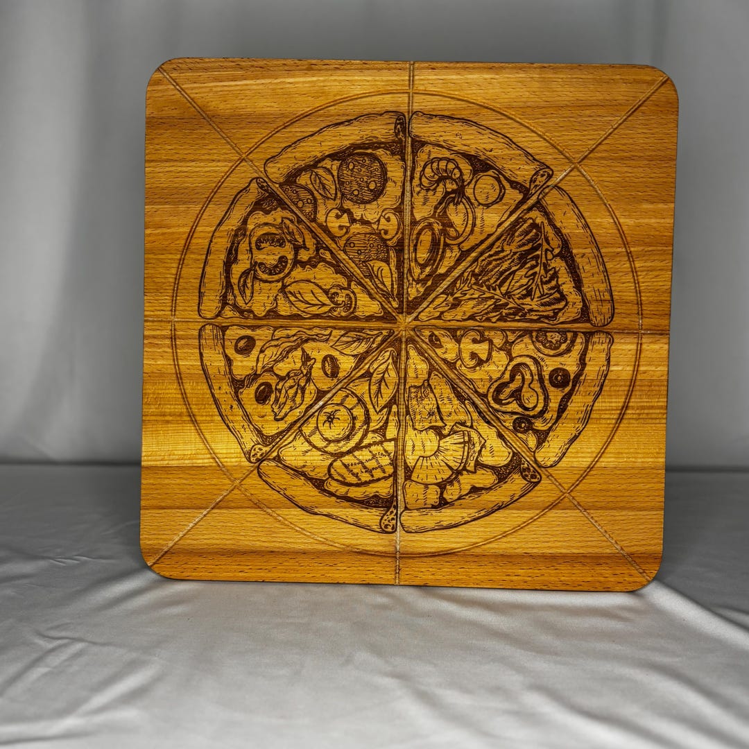 What's on Your Pizza? Cutting and Serving Board. - Etsy
