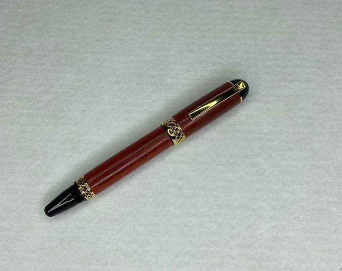 Apollo Infinity Gold Ballpoint Pen, Hand-turned From South American ...