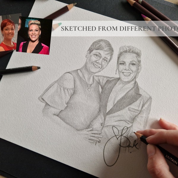 Family Drawing - Etsy UK