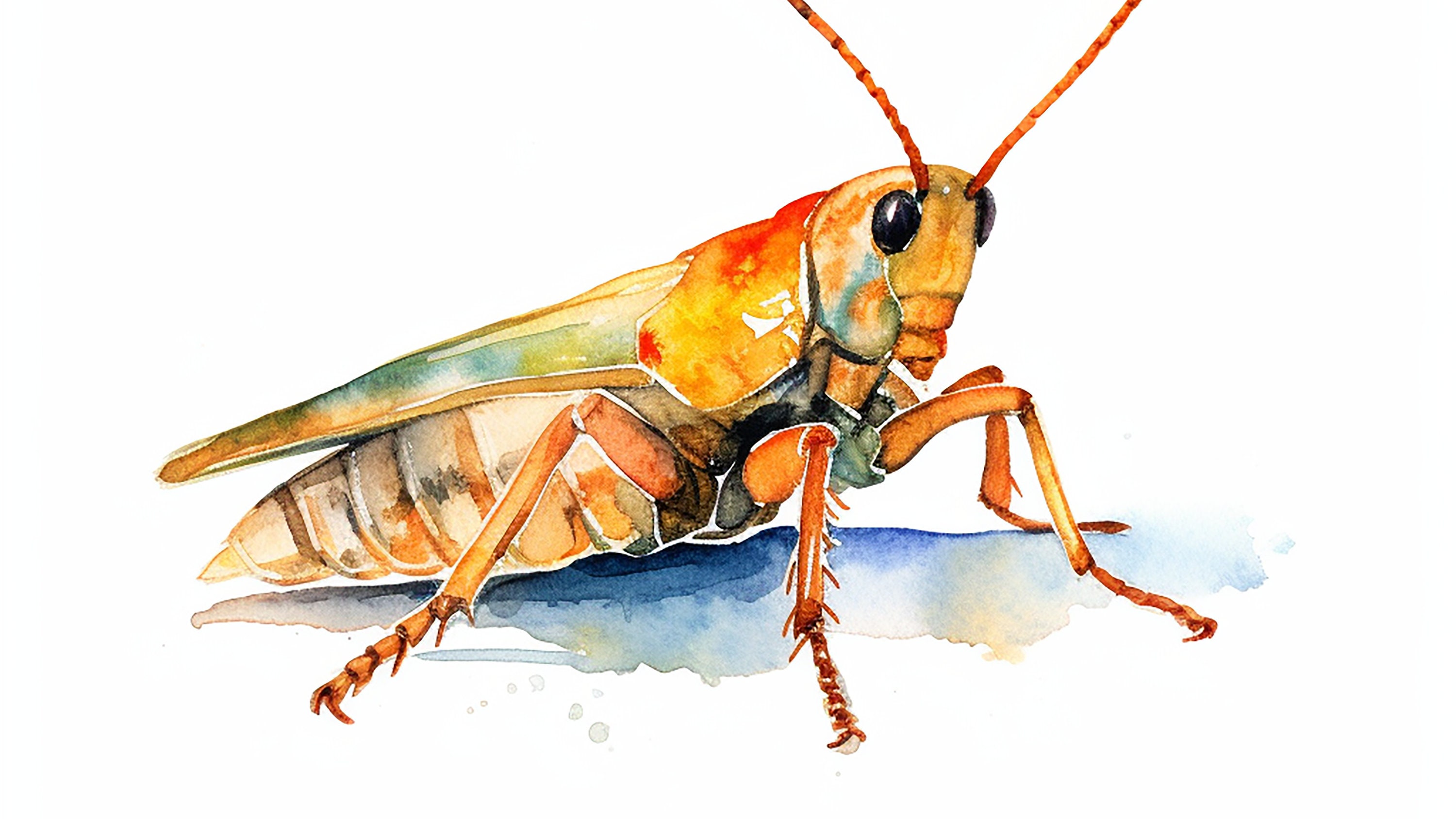 Locusts Are Beautiful in Watercolor: +100 Artistic Images| Commercial ...