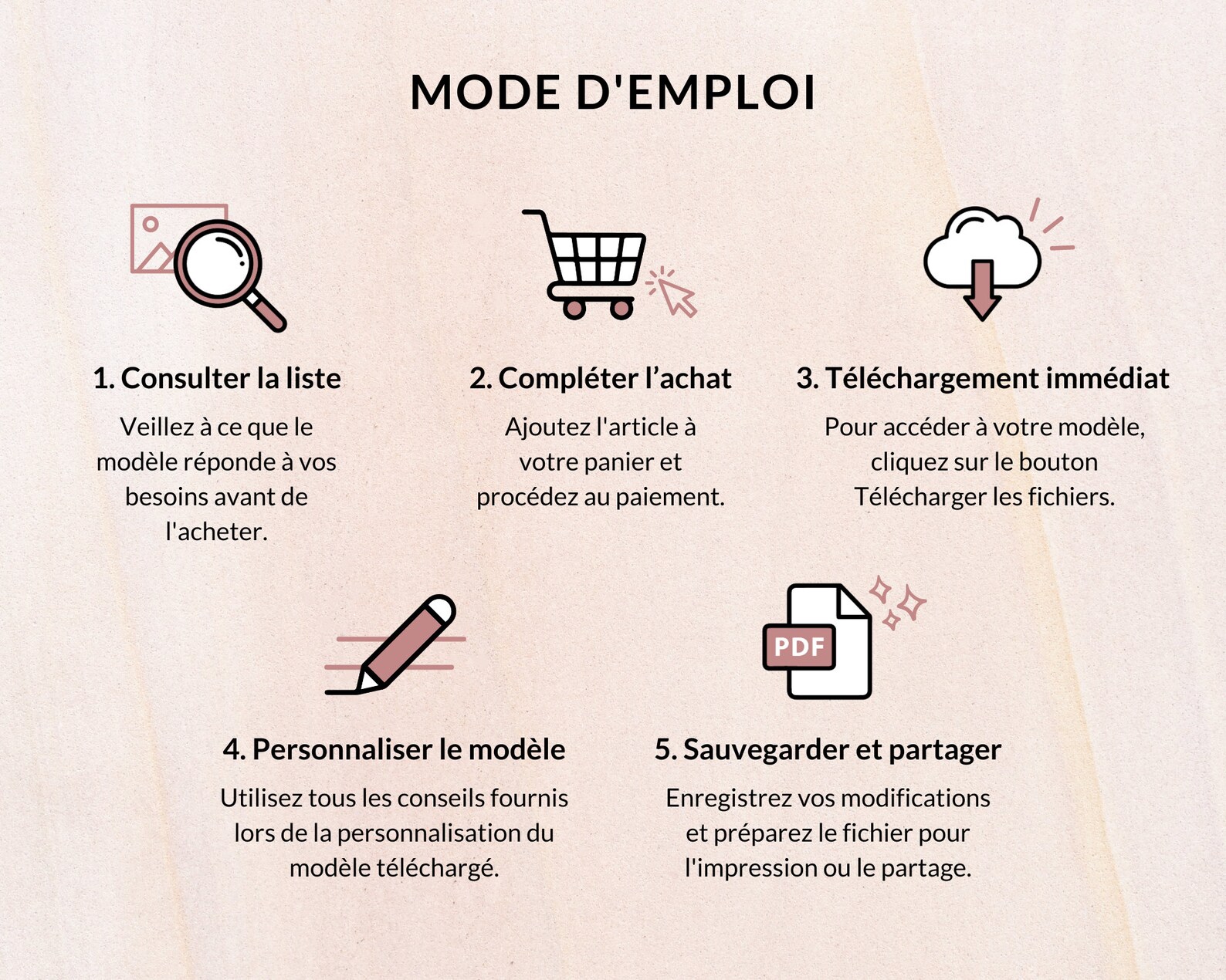 Modèle De Facture Canva French Creator Invoice Template Canada UGC ...