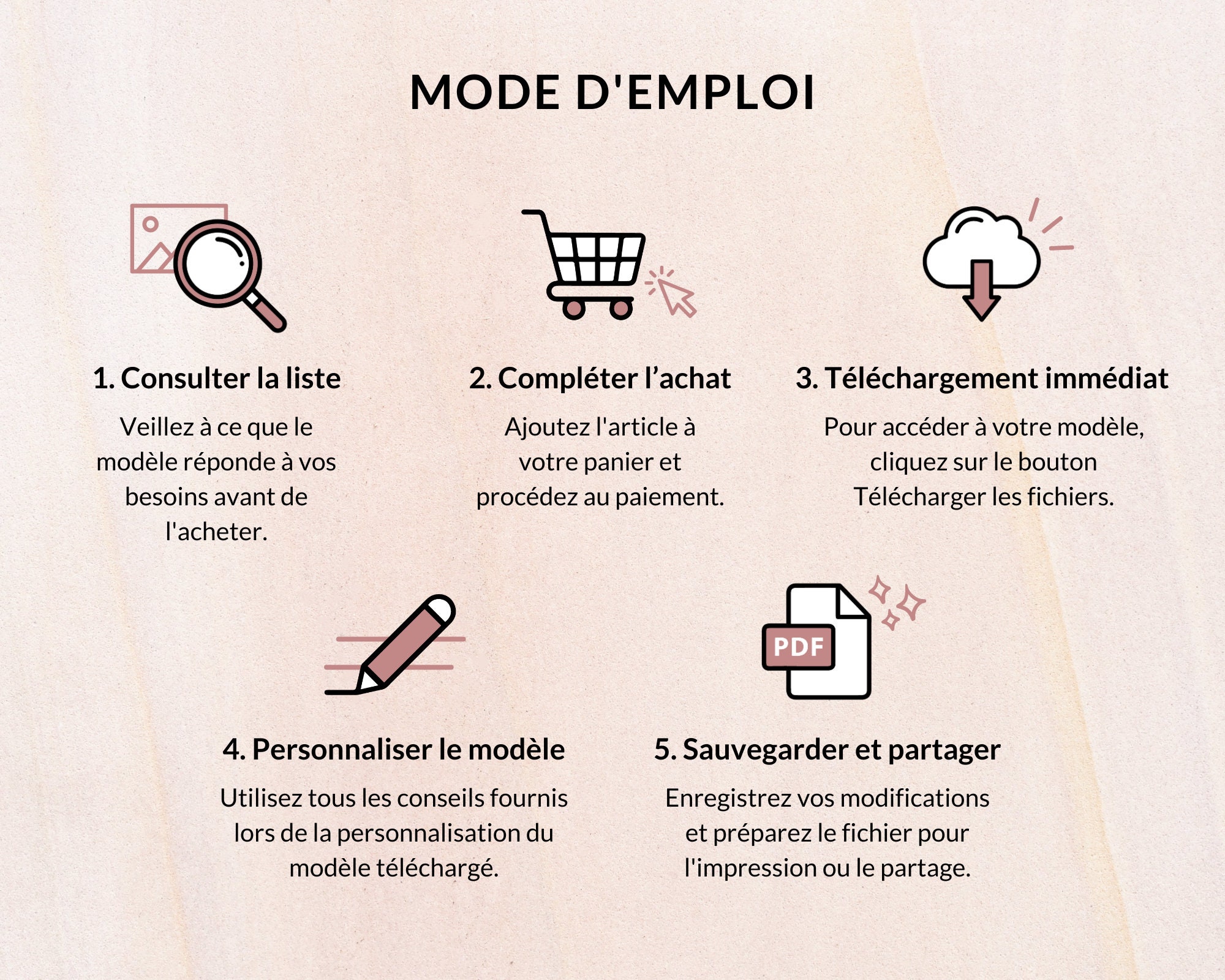 Modèle De Facture Canva French Creator Invoice Template Canada UGC ...