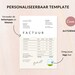 Factuur Template Canva Dutch Invoice Template for Creators Creatives ...