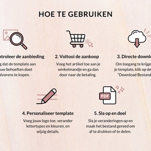 Factuur Template Canva Dutch Invoice Template for Creators Creatives ...