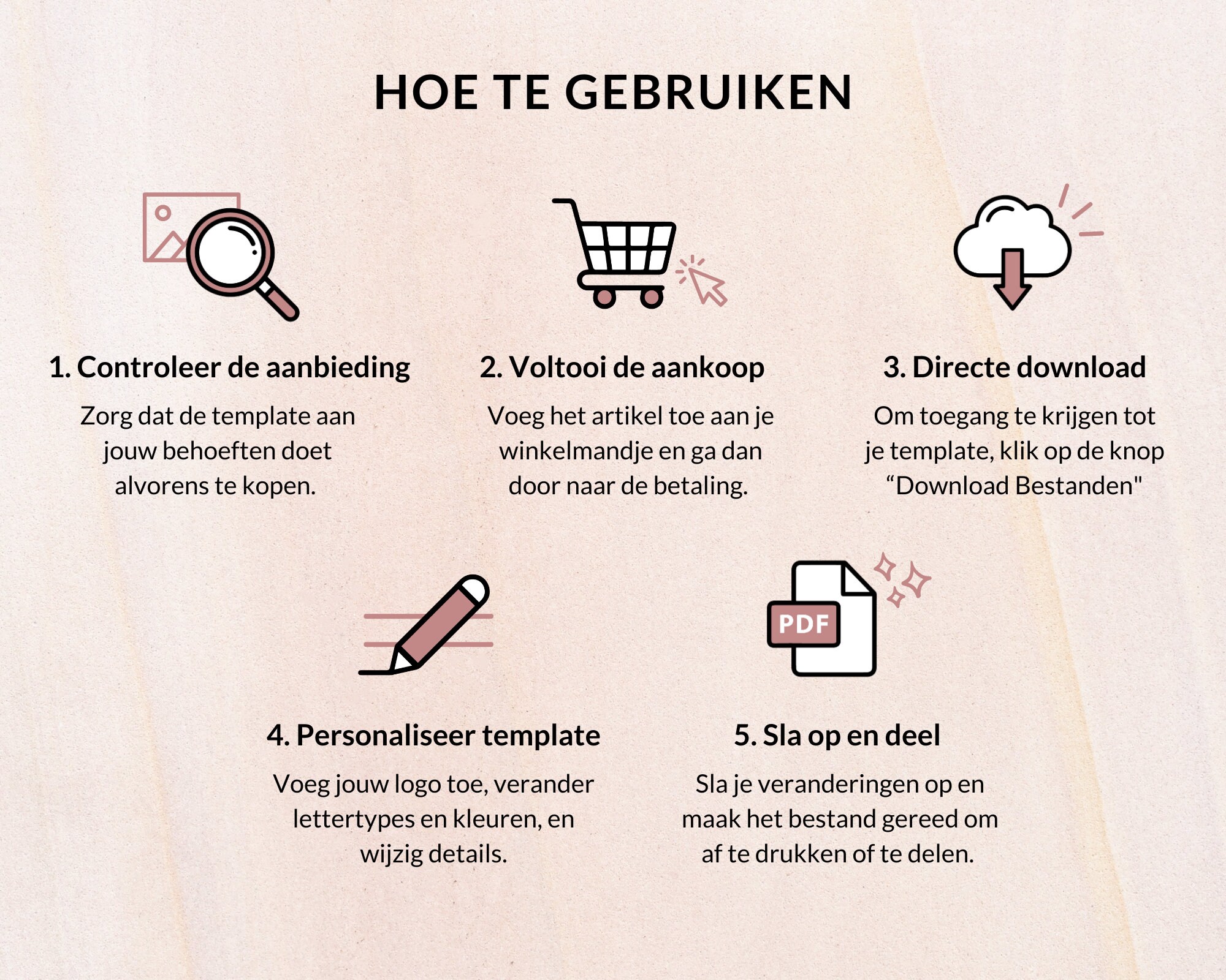 Factuur Template Canva Dutch Invoice Template for Creators Creatives ...