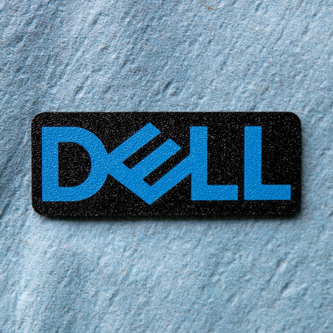 3D Printed Dell Badge Magnet - Etsy
