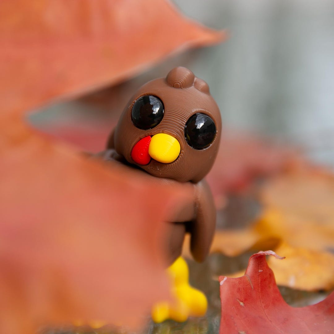 3D Printed Mini Articulated Turkey - Etsy