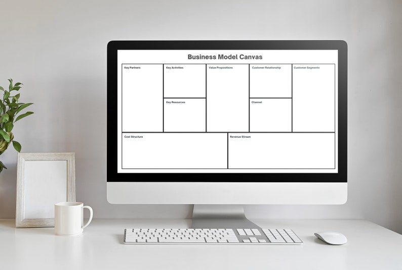 Business Model Canvas Powerpoint Template Easy to Edit 20 Different ...