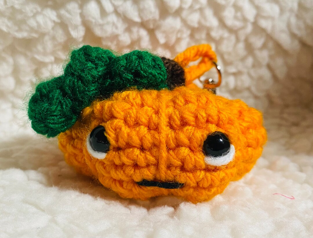Pumpkin Keychain PDF Crochet Pattern - Etsy