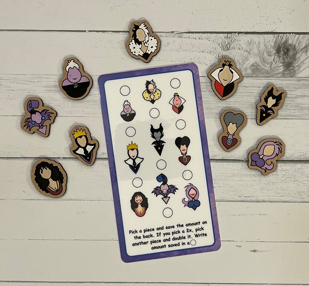 Number Draw - Lady Villains - Etsy