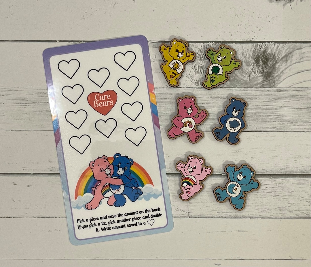Number Draw - Caring Bears - Etsy