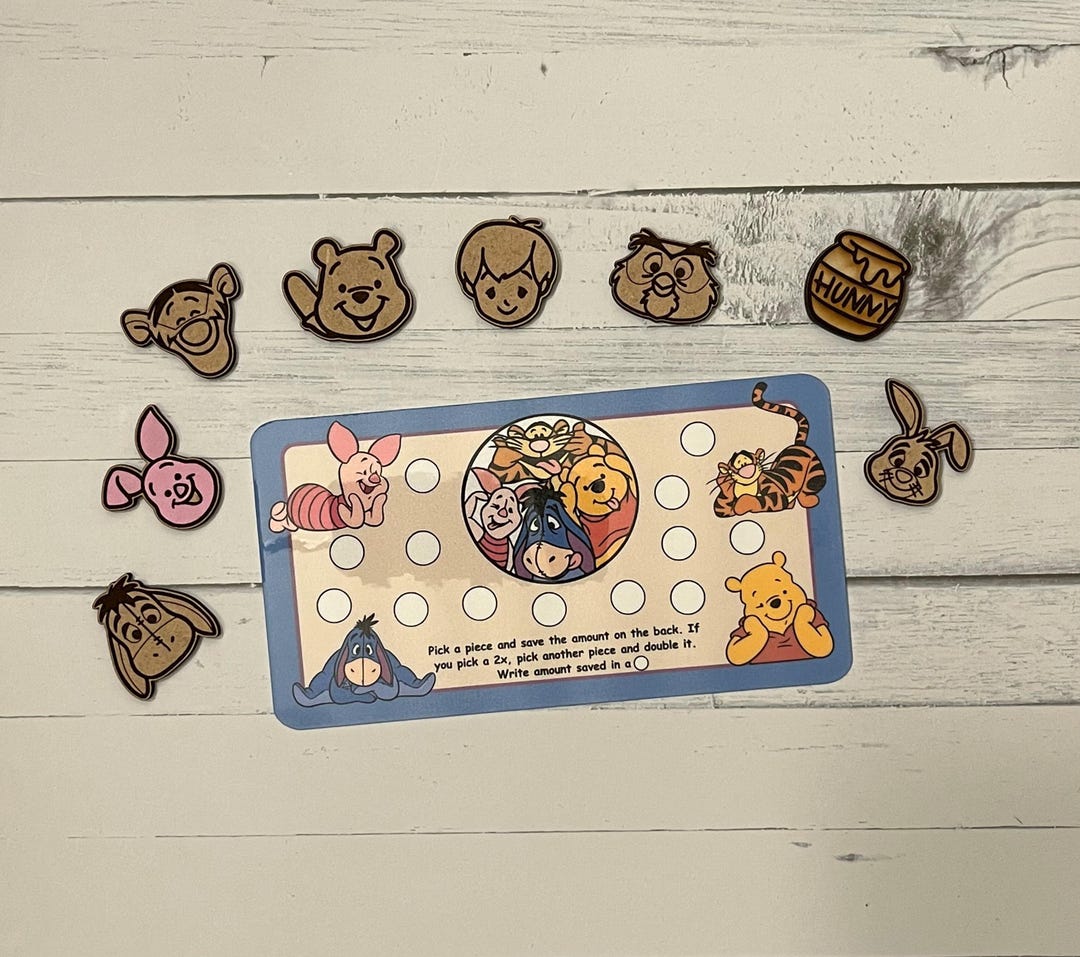 Number Draw - Honey Bear and Friends - Etsy