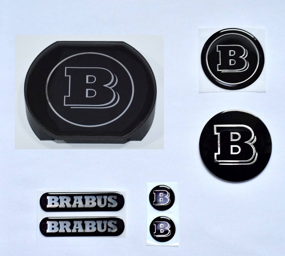 Emblems Set for Front Grill, Logo, Badge, Stickers for Smart 451 2007 ...