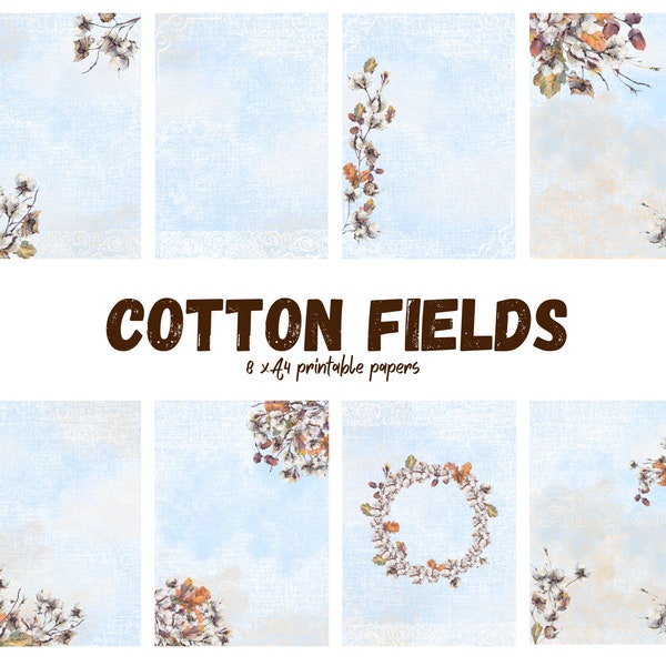 Cotton Fields - Etsy