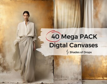 24 Fine Art Hand Painted Canvas Digital Backdrops, Portrait Maternity ...