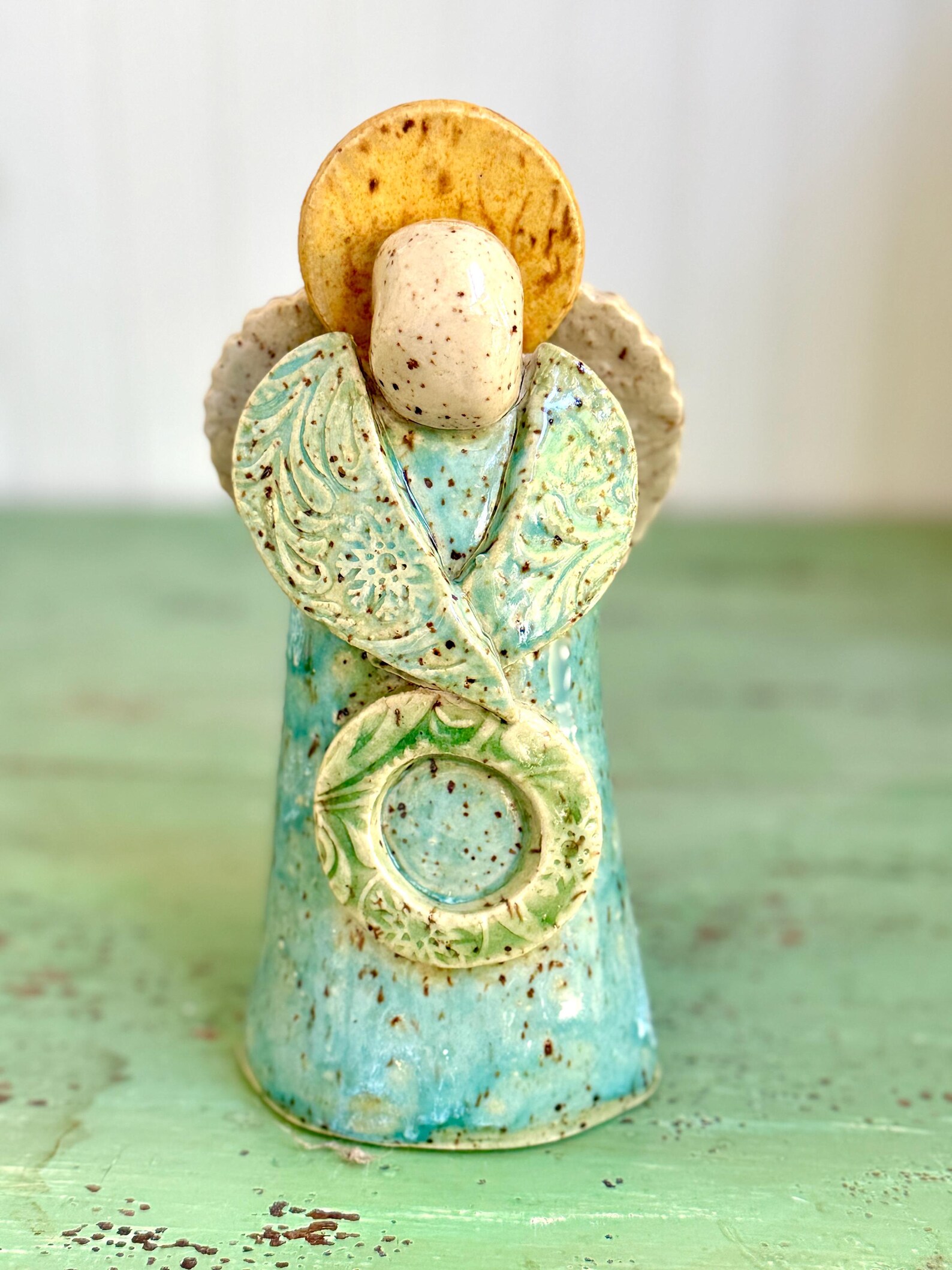 Handmade Ceramic Coastal Angel - Etsy