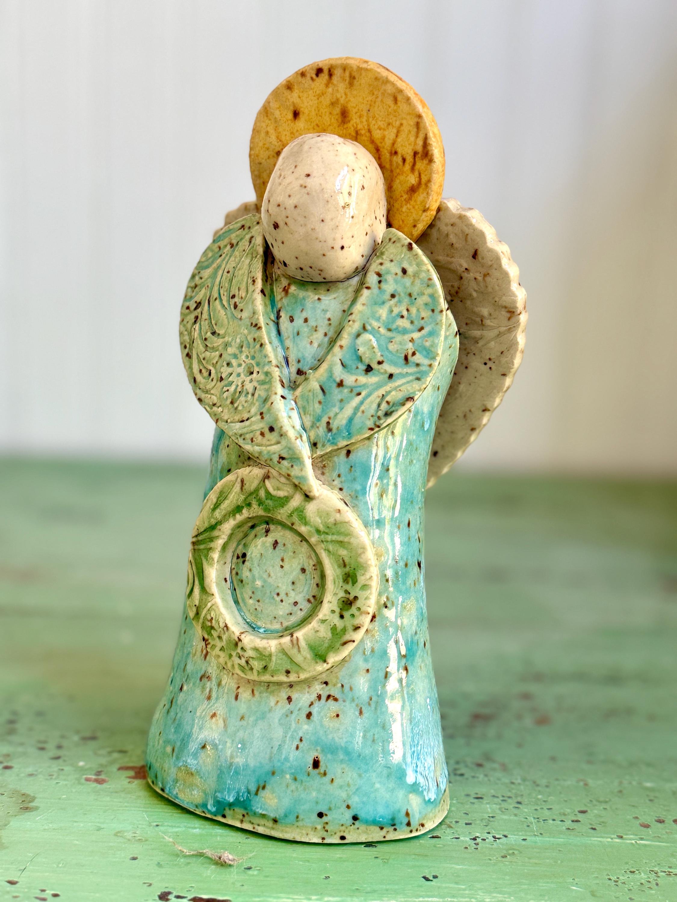 Handmade Ceramic Coastal Angel - Etsy