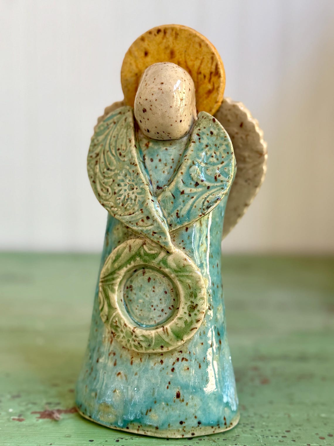 Handmade Ceramic Coastal Angel - Etsy