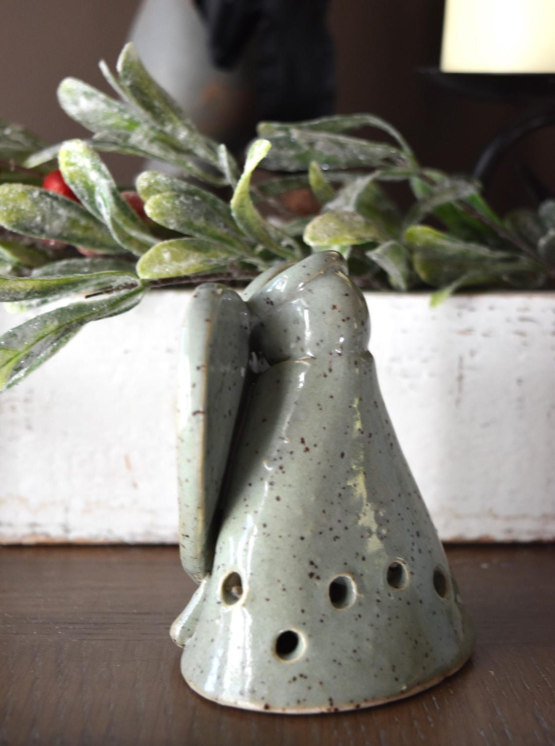 Handmade Ceramic Angel Luminary - Etsy