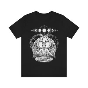 Baphomet Moon Phase Crew Neck - Etsy