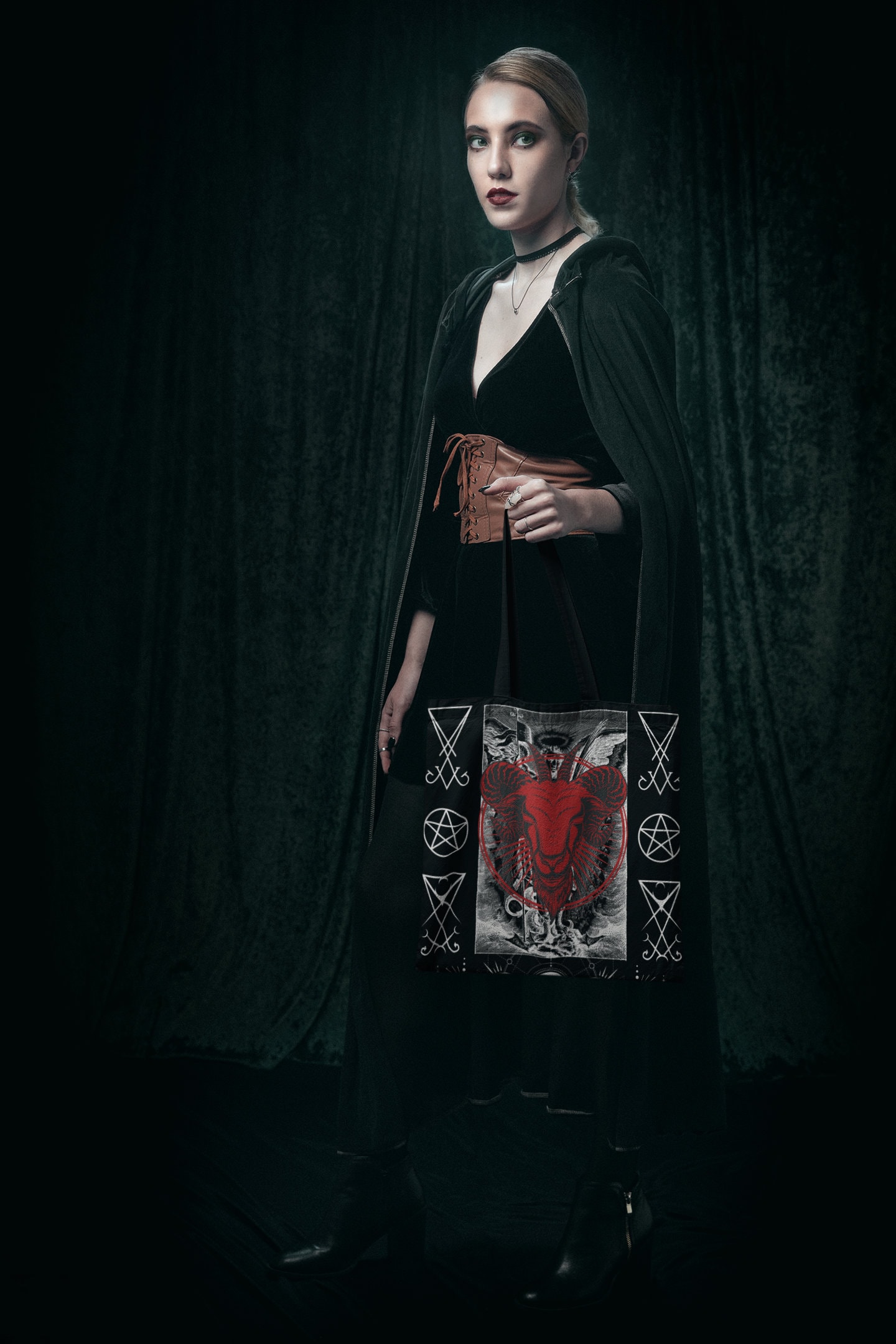 Goth Bag, Baphomet, Purse, Goth Aesthetic, Gothic Aesthetic, Gifts for ...