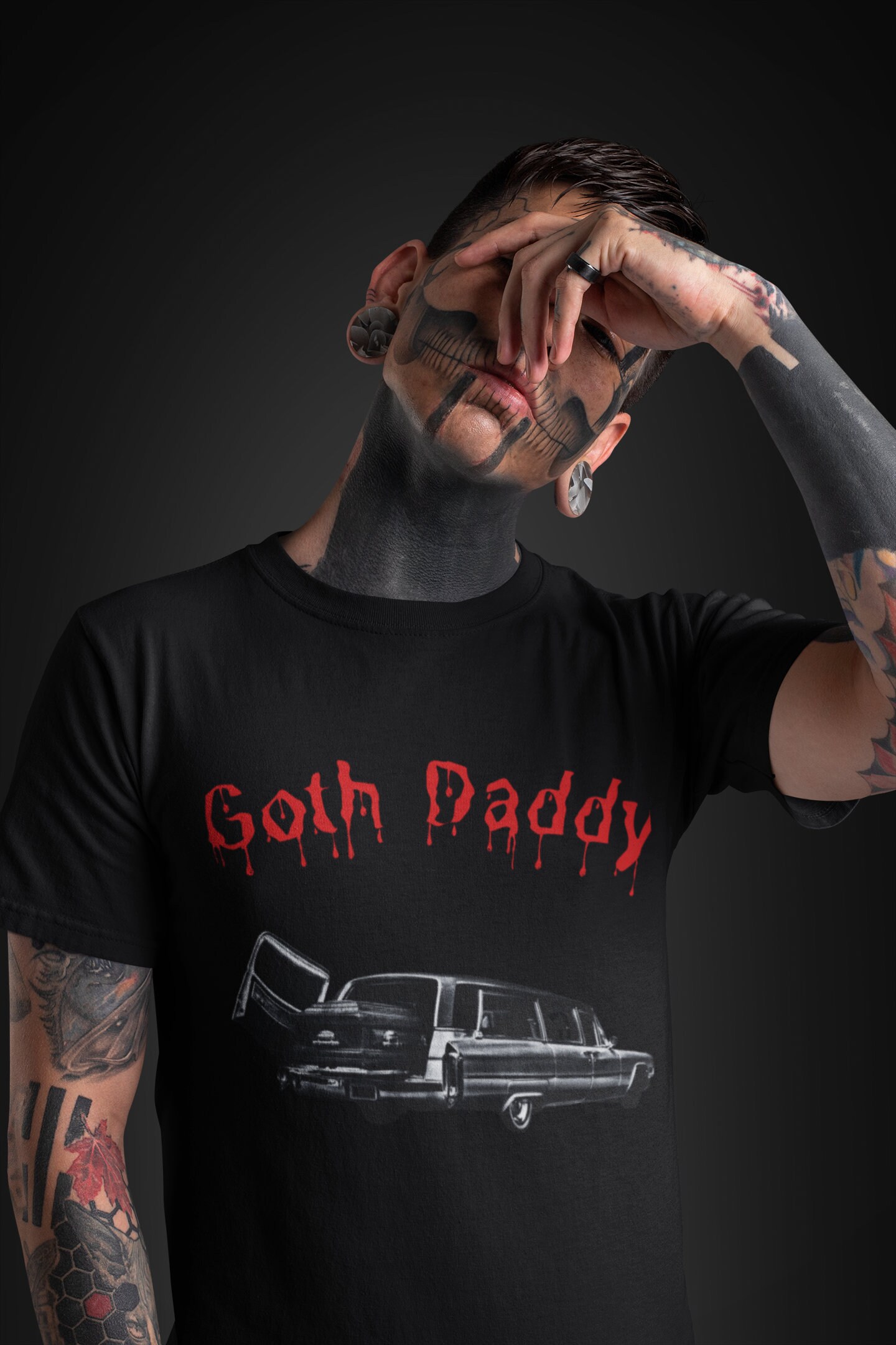 Goth Daddy, Goth Dad, Goth Fathers Day, Fathers Day, Fathers Day Shirt ...