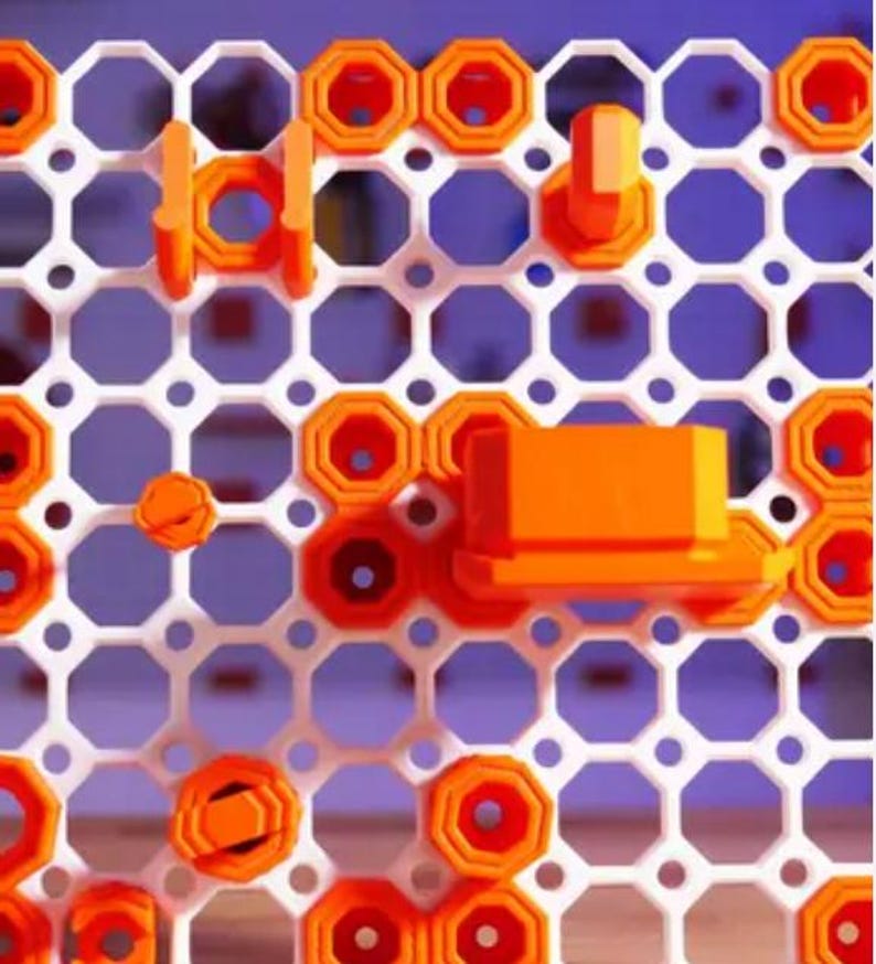 Customizable 3D Printed Wall Storage Solution Starter Kit 16 X 16 With ...