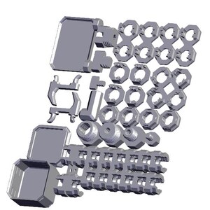 Customizable 3D Printed Wall Storage Solution Starter Kit 16 X 16 With ...