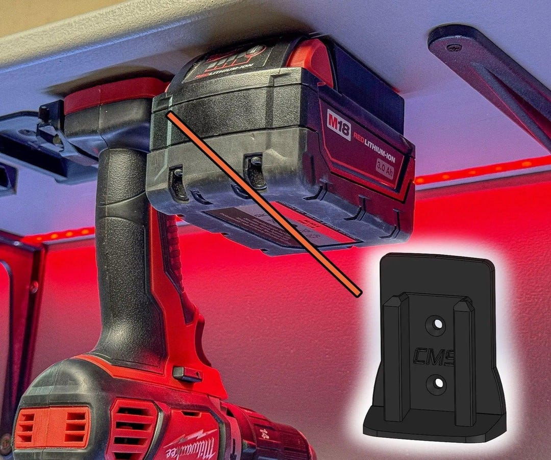 Single Tool Holder for Milwaukee M18 | Durable Convenient Tool Storage ...