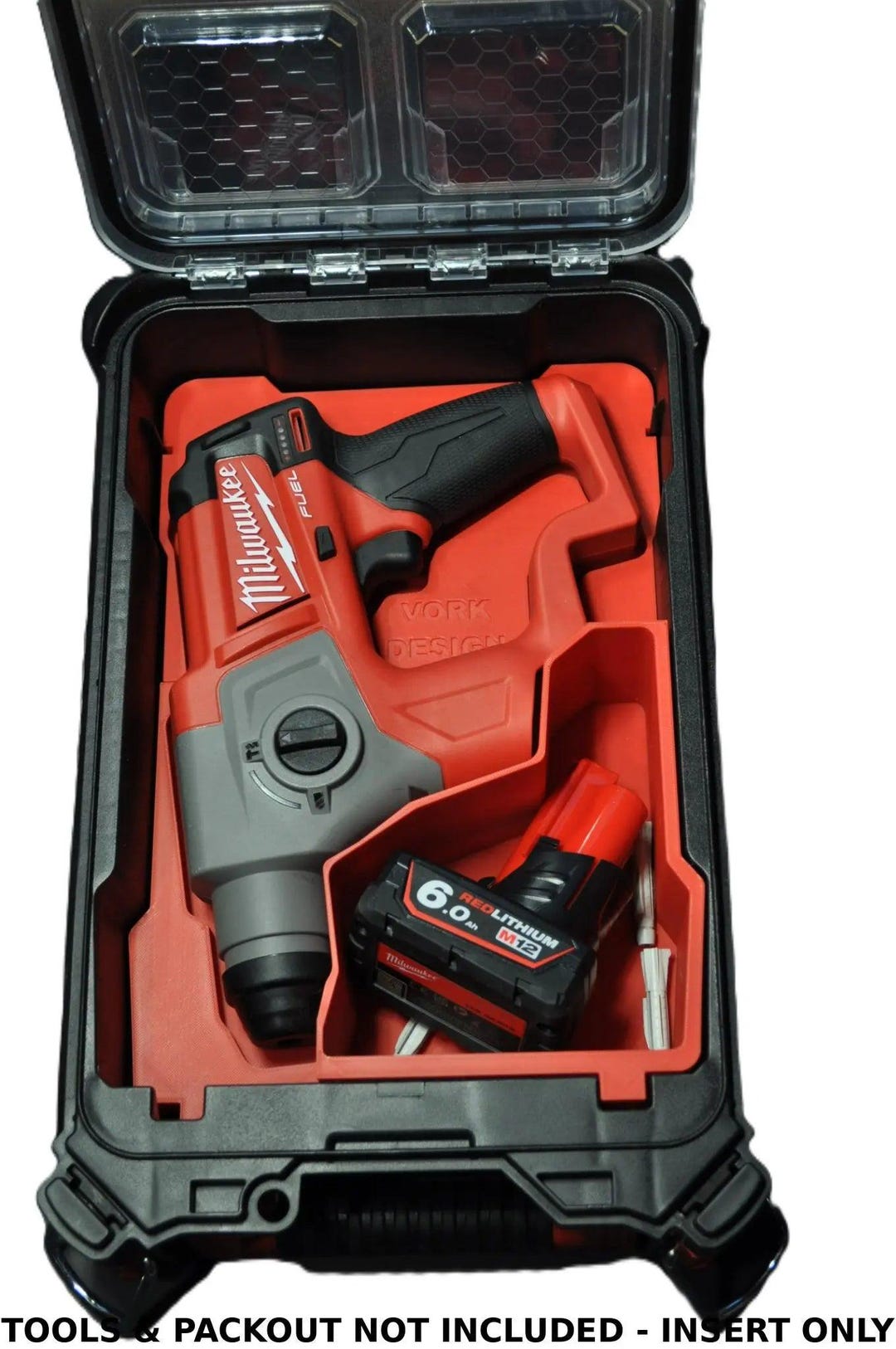 Milwaukee Packout Insert to Suit M12 Fuel SDS Plus Rotary Hammer – USA ...