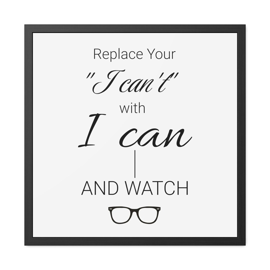 Minimalist Empowering Wall Art, Original Quote Print, Uplifting Home ...