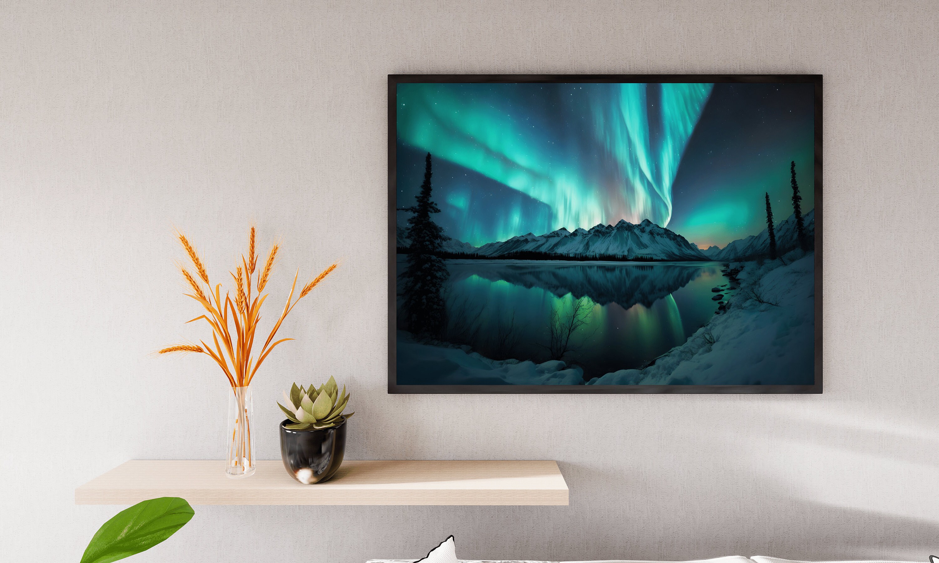 Aurora Borealis, Northern Lights Poster, Night Sky - Etsy
