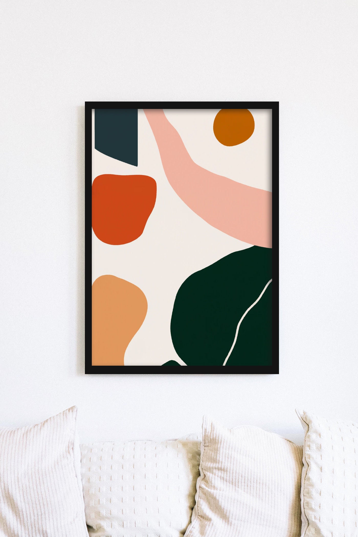 Peaceful Boho Abstract Wall Art, Inspiring and Soothing Tones for Zen ...