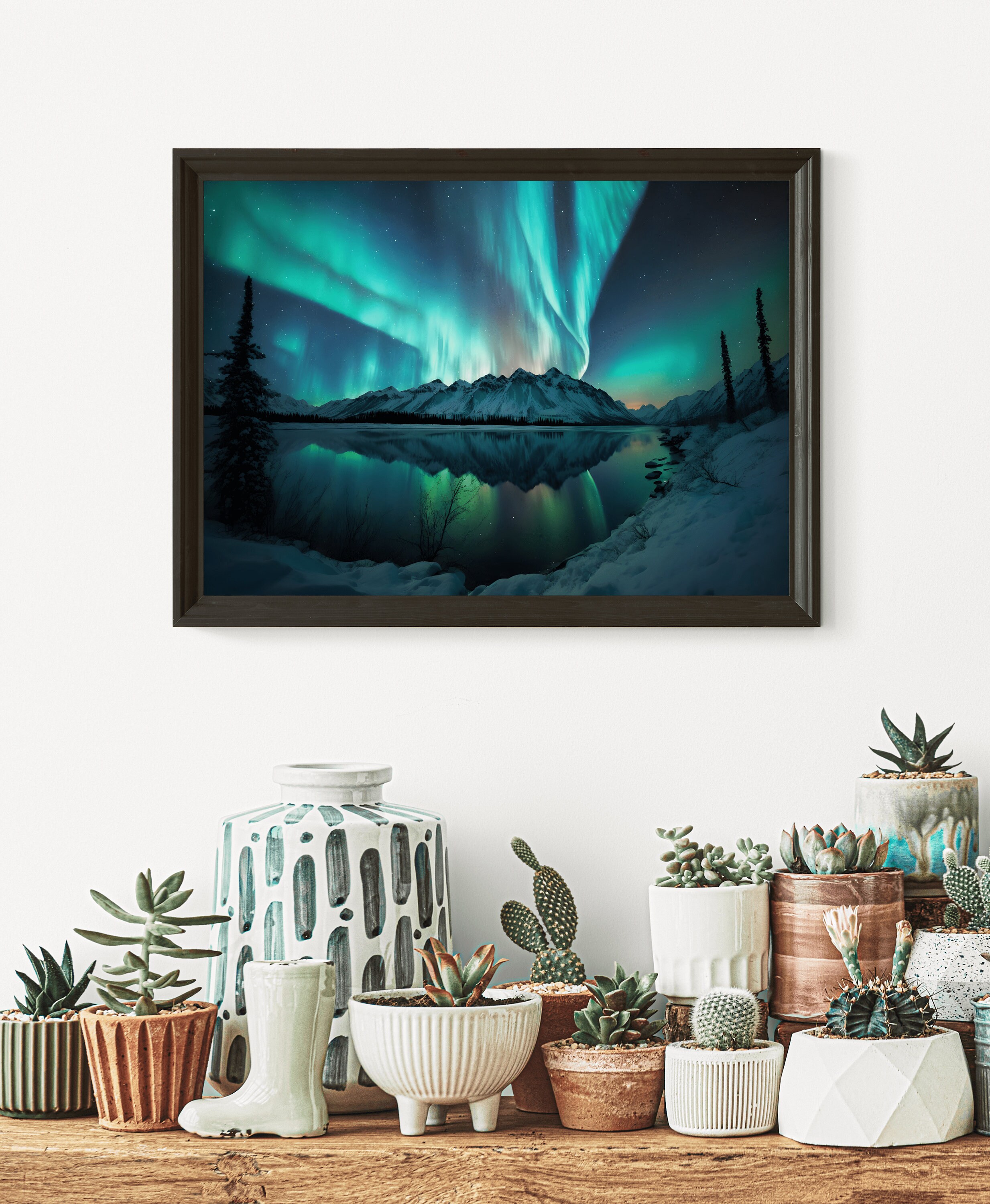 Aurora Borealis, Northern Lights Poster, Night Sky - Etsy