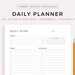 Daily Planner Printable, Daily to Do List, Productivity Planner, Daily ...