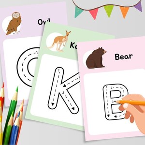 ABC Baby Shower Coloring Book Animal Alphabet Coloring Pages Baby ...