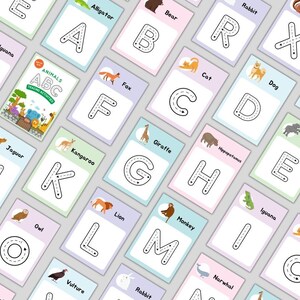 ABC Baby Shower Coloring Book Animal Alphabet Coloring Pages Baby ...