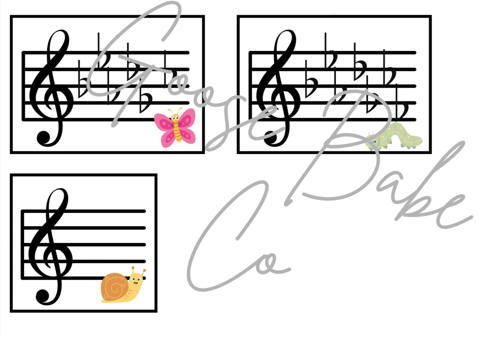 Sharps and Flats Flashcards, Cute Music Flashcards, Music Theory ...