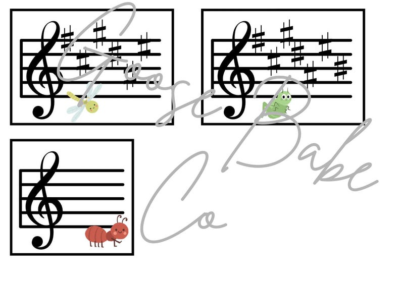 Sharps and Flats Flashcards, Cute Music Flashcards, Music Theory ...