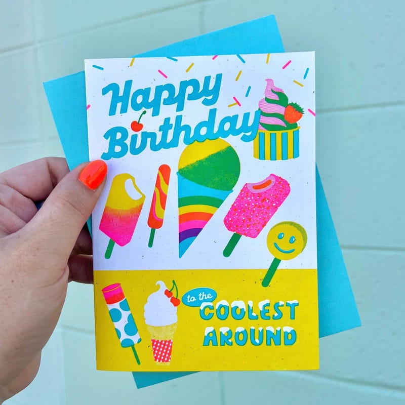 A6 Letterpress Cards - Etsy
