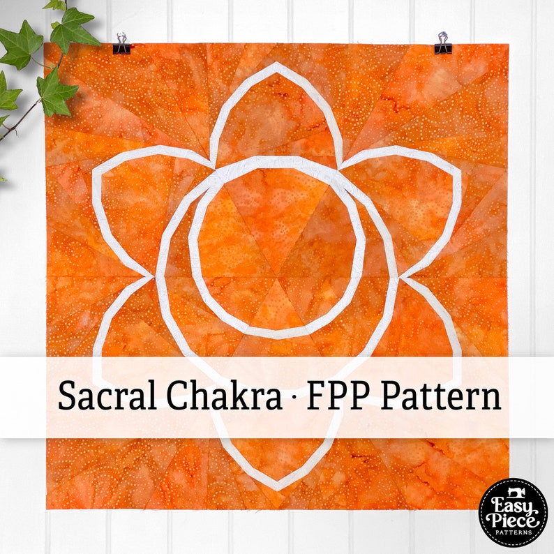 7 Chakras 7 FPP Quilt Block Patterns 50cm / 19.7 Square - Etsy