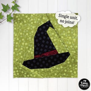 Witch Hat 5" 6" 8" 10" FPP Patterns, PLUS Flipped Versions, Halloween ...
