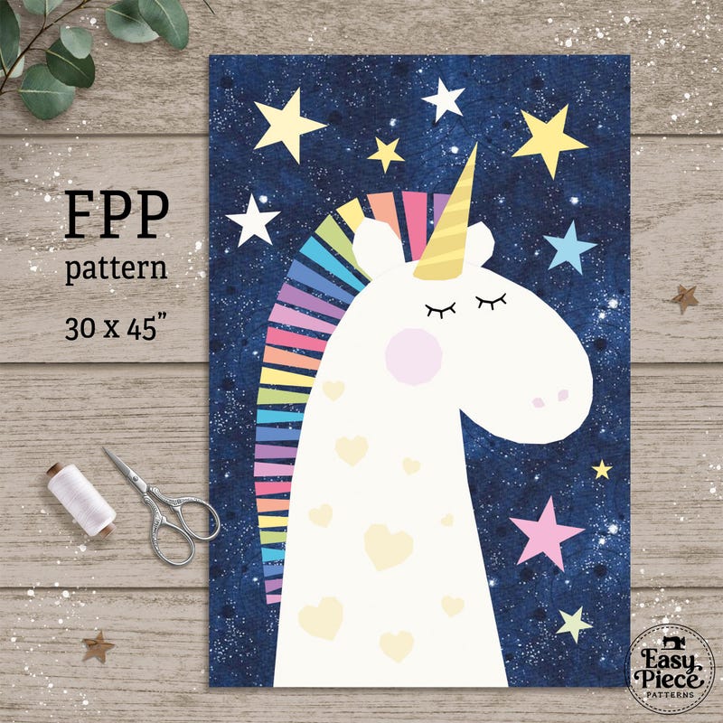 Unicorn Quilt - Etsy