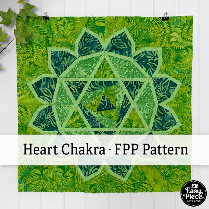 7 Chakras 7 FPP Quilt Block Patterns 50cm / 19.7 Square - Etsy