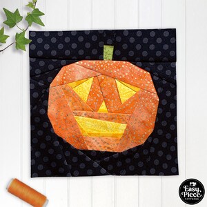 Scrappy Halloween 6" FPP Quilt Block Patterns in 7 Designs, Plus ...