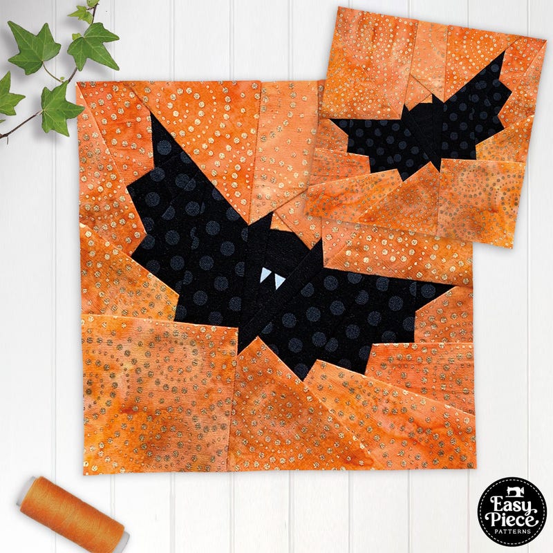 Paper Piece Pattern Bat - Etsy UK