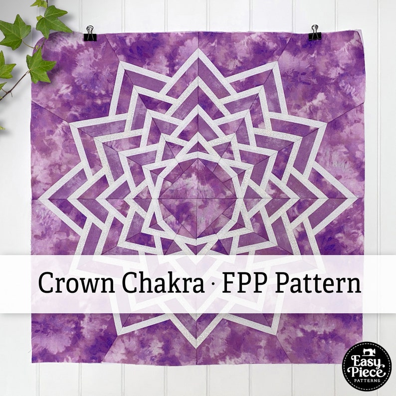 7 Chakras 7 FPP Quilt Block Patterns 50cm / 19.7 Square - Etsy