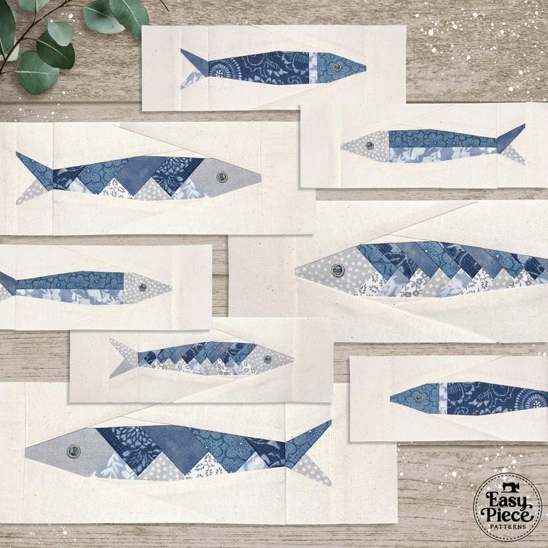 Sardines Quilting Fabric - Etsy UK
