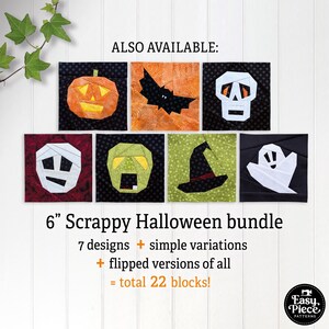 Witch Hat 5" 6" 8" 10" FPP Patterns, PLUS Flipped Versions, Halloween ...