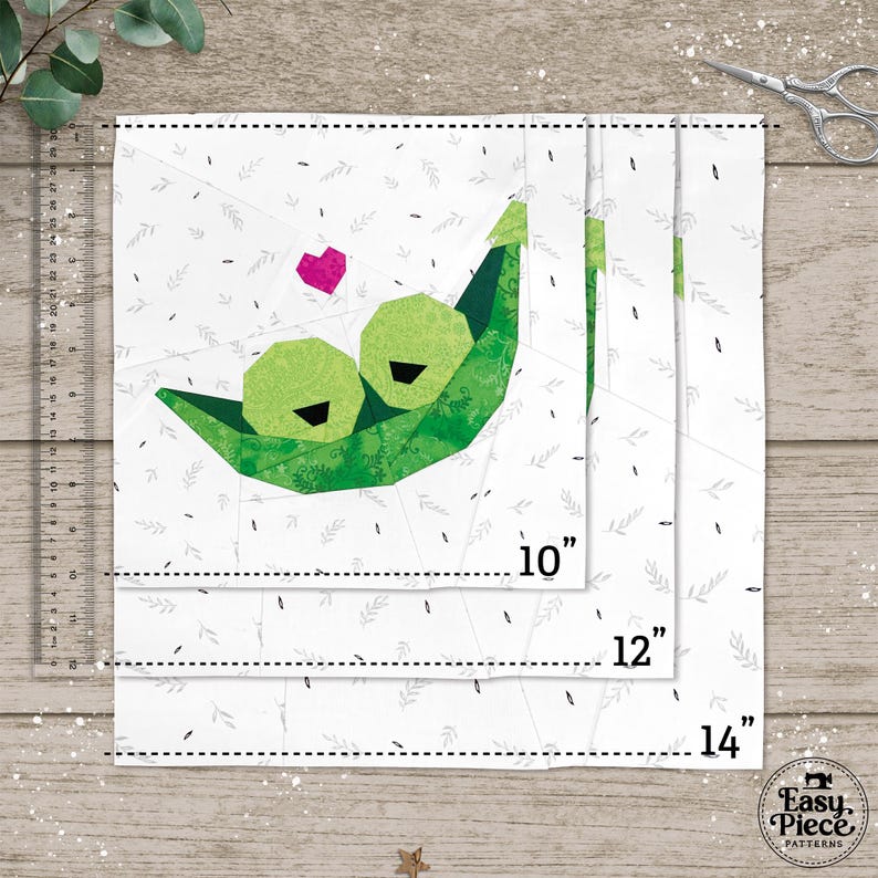 Peas in A Pod, in 3 Sizes, With Hand-sewn Eyes. Galentines FPP ...